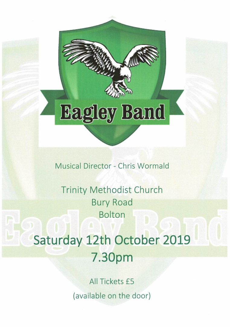 Trinity Methodist Concert This Saturday! – EAGLEY BAND